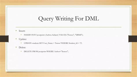 Introduction To Rdbms Sql Pptx