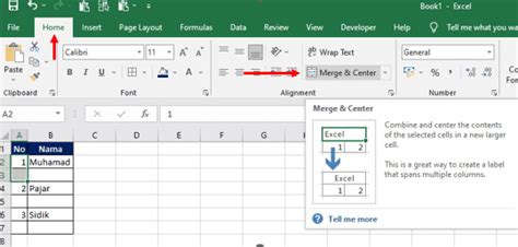 Cara Cepat Merge Cell Banyak Data Di Excel Paling Efektif