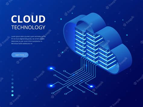 Premium Vector Isometric Modern Cloud Technology And Networking