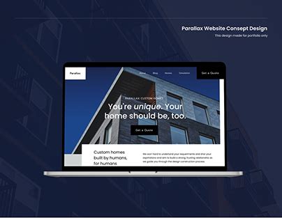 Page Parallax Projects Photos Videos Logos Illustrations And Branding Behance