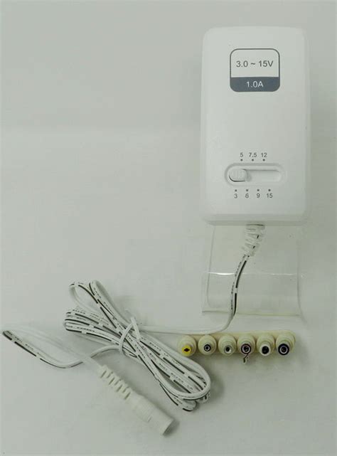 Universal Selectable Voltage Ac To Dc Adapter Ac Dc Powershack