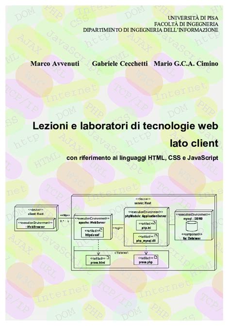 Pdf Lezioni E Laboratori Di Tecnologie Web Lato Client Con