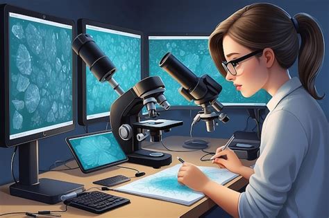 Premium Photo Design An Illustration Of Students Using Digital