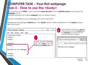 Coding In HTML Web Development Structure Of Html PPT