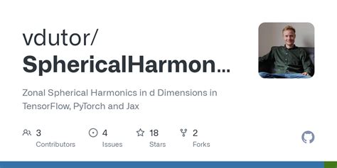 Github Vdutor Sphericalharmonics Zonal Spherical Harmonics In D Dimensions In Tensorflow