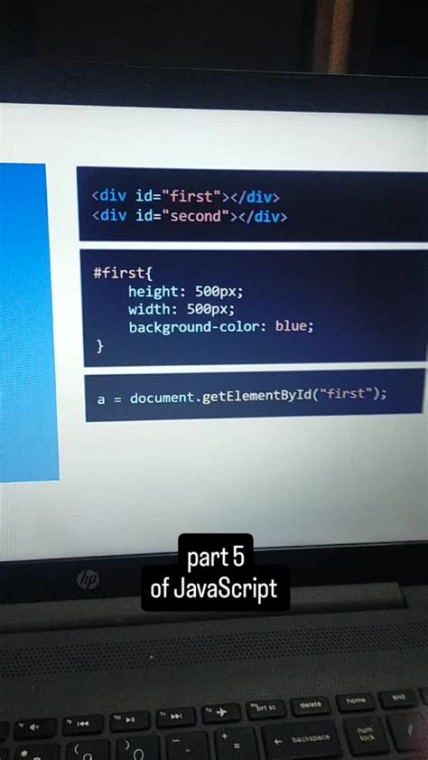 weebookie part 5 of javascript series inner text inner html styling