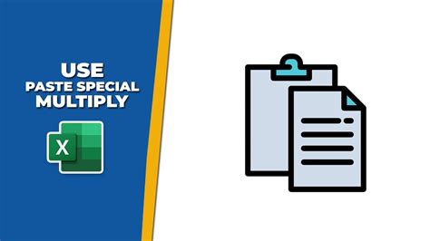 how to use paste special multiply in excel 2016 youtube