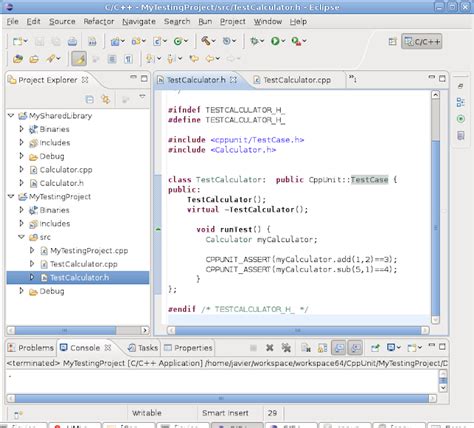 Unit Testing With Cppunit And Eclipse ~ Linux C And Other Tortures