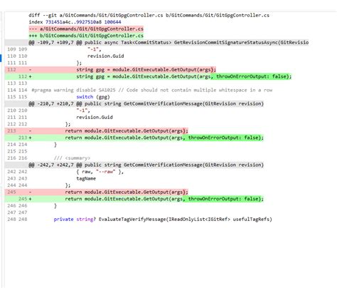 Gpg Info Regression · Issue 10242 · Gitextensionsgitextensions · Github