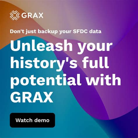 Grax On Linkedin Grax Salesforce Data Protection For Data Lifecycle