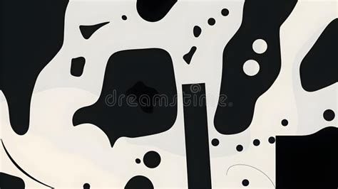 Seamless Background Of Abstract Shapes And Textures In Black Tones Creative Wallpaper Stock