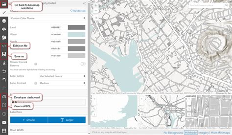 Customizing Esri Vector Basemaps Using The Vector Tile Style Editor