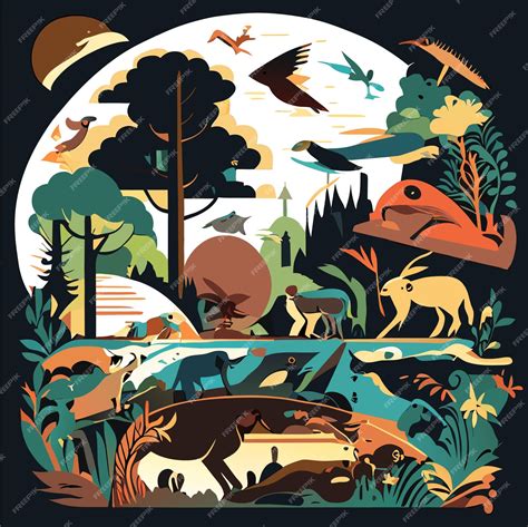 Premium Vector Evolutionary Eco Vector Graphics