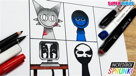 Dibujo A Incredibox Sprunki Modo Oscuro Dark Mode Parte 3 Horror
