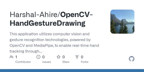 GitHub Harshal Ahire Opencv Hand Drawing A Real Time Hand Tracking And Drawing Program Using