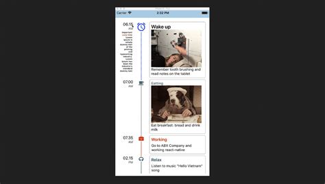 react native timeline theme