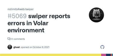 Swiper Reports Errors In Volar Environment · Issue 5069 · Nolimits4webswiper · Github