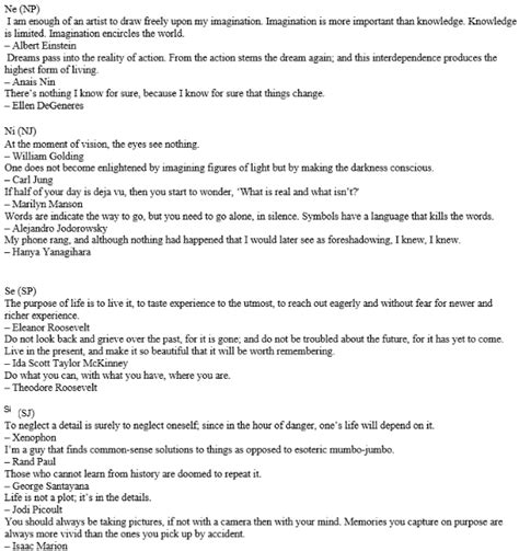 Cognitive Functions As Quotes