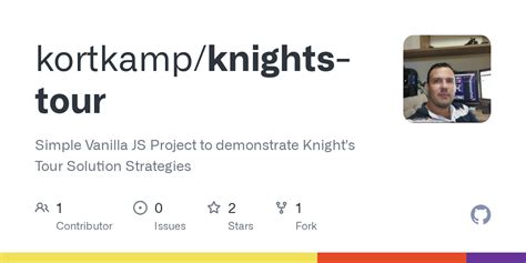 Github Kortkampknights Tour Simple Vanilla Js Project To Demonstrate Knights Tour Solution