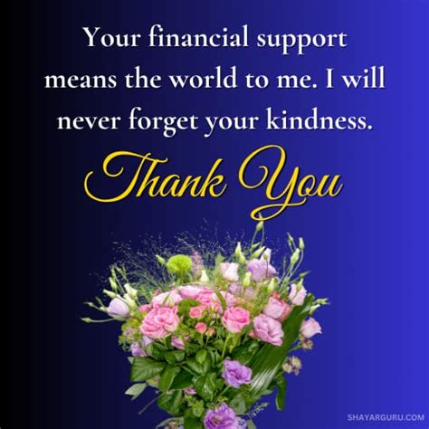80 Best Thank You Messages For Financial Support