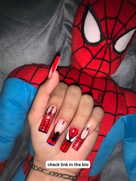 Unleash Your Inner Hero With Spider Man Nail Art Spider Man Nails