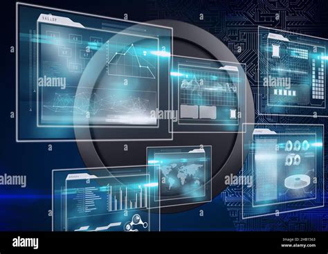 Multiple Screens With Data Processing Against Microprocessor
