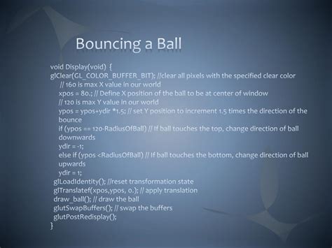 Ppt Chapter Making Them Move With Opengl Powerpoint Presentation Id