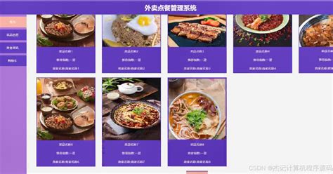 【springboot外卖点餐管理系统源码毕设 论文 csdn博客