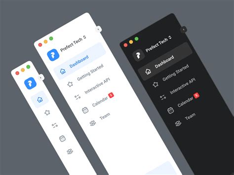 Sidebar Navigation Prefect By Kevin Dukkon For Fintory On Dribbble