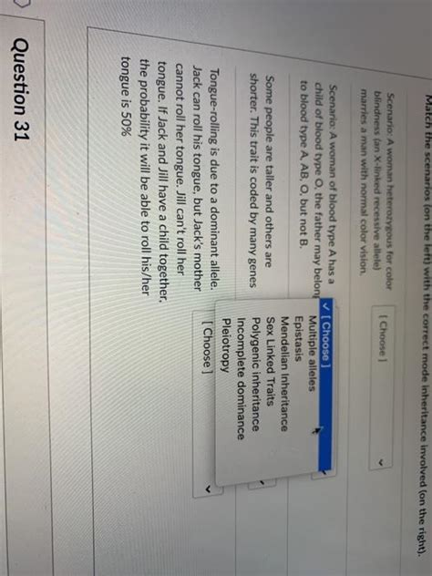 Solved Mode Of Inheritance Mendelian Inheritance Vs