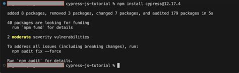 how to update a specific package using npm browserstack