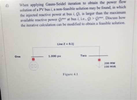 Solved And Discuss Their Reasoning In The Gauss Seidel