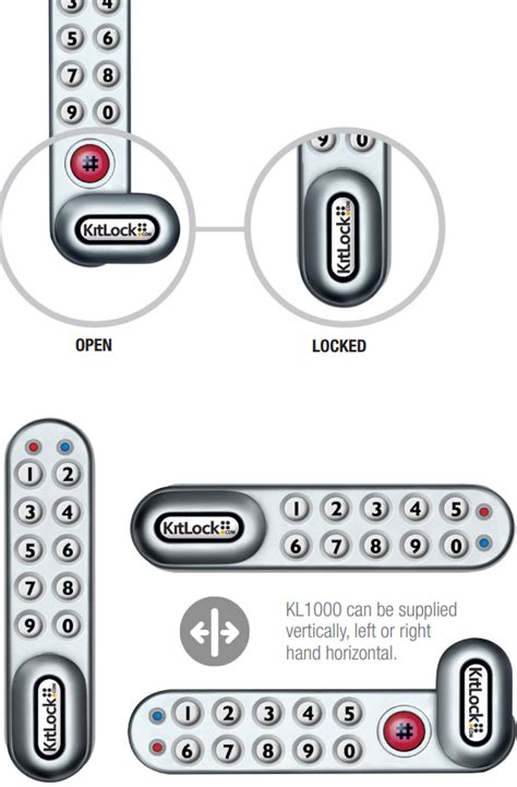 Kit Lock Kl1000 Lock Manual Manualslib