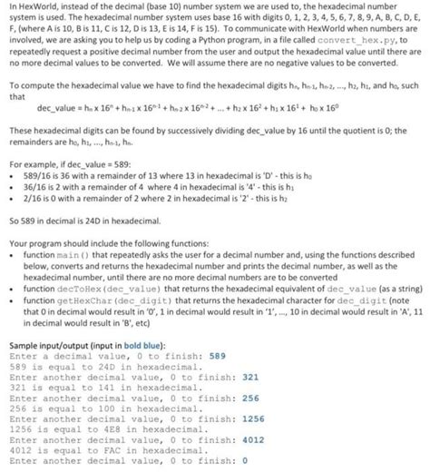 solved in hexworld instead of the decimal base 10 number