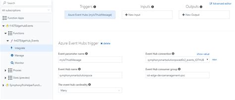 Azure Iot Hub Events Into Function Stack Overflow