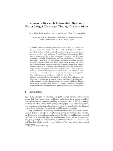 labman a research information system to foster insight discovery