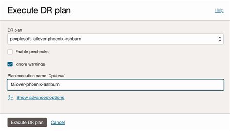 使用 Oci 全栈灾难恢复为单实例 Oracle Peoplesoft 应用自动执行恢复操作