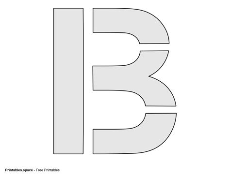 Letter B Stencil At Ryan Knight Blog