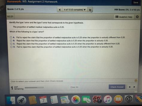 Solved Identify The Type I Error And The Type II Error That Chegg Com