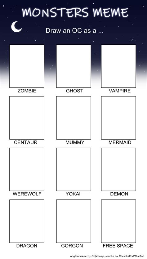 F2u Monsters Meme Redo On Toyhouse