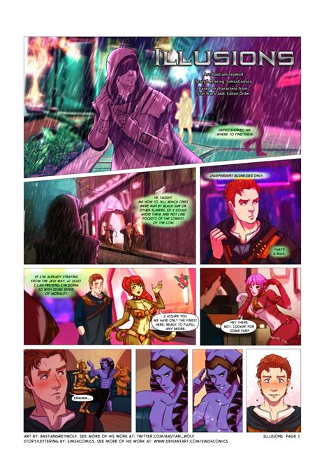 Rule 34 Bastiangreywolf Cal Kestis Comic Jedi Fallen Order Male Male Only Orange Hair Red