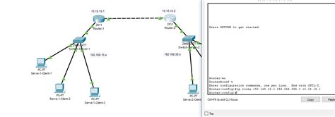 Simple Routing Dengan 2 Router Packet Tracer