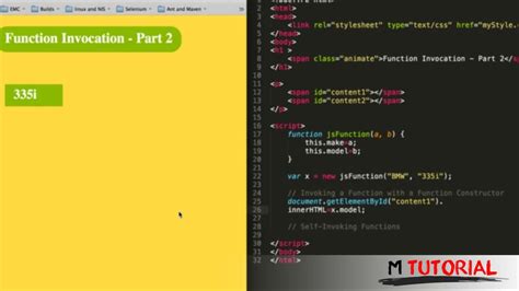Tutorial Javascript For Beginners 15 Function Invocation Part 2 M