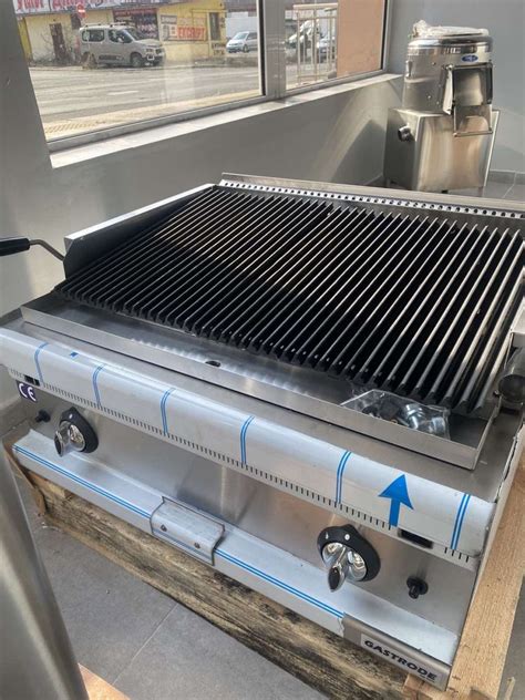 Професионална газова скара с вулканични камъни Gastrode гр Бургас Промишлена зона Север • Olx Bg