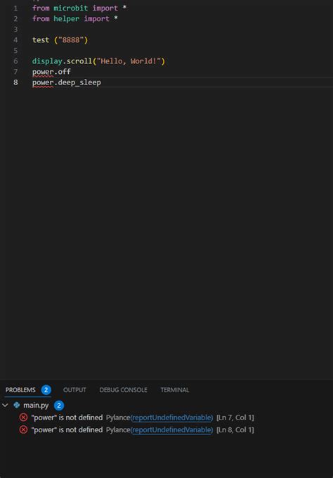 How To Use Power Module Issue Makinteract Vscode Microbit Micropython Github