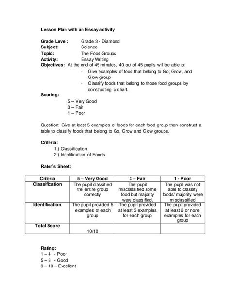 Enumeration Test Sample In English
