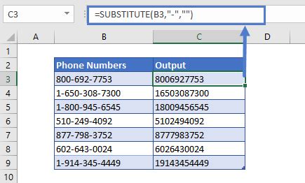 Remover texto específico de uma célula no Excel e no Planilhas Google