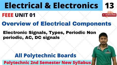 Feee Overview Of Electrical Components Lecture 13 Polytechnic