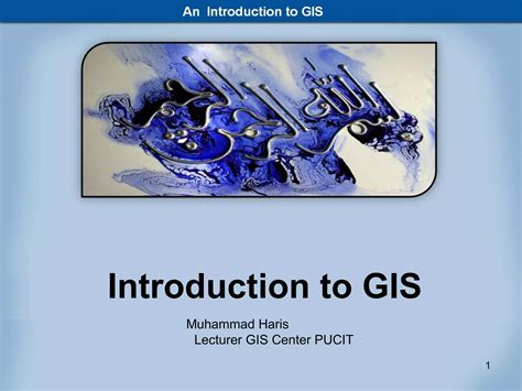 Introduction To Gis PPT Geography Science