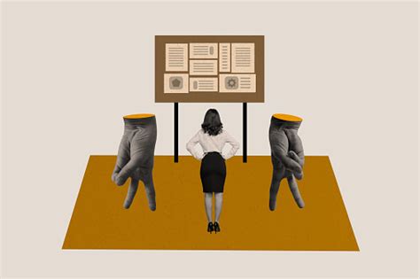 복합 트렌드 아트웍 스케치 이미지 3d 사진 콜라주 블랙 화이트 실루엣 비즈니스 레이디 배너 두 손 보안을보고 보호 비즈니스에 대한 스톡 사진 및 기타 이미지 Istock